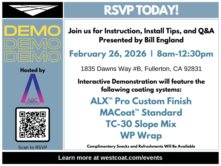 Floor Waterproofing Demo Event at ABC Waterproof – Fullerton, CA - Westcoat